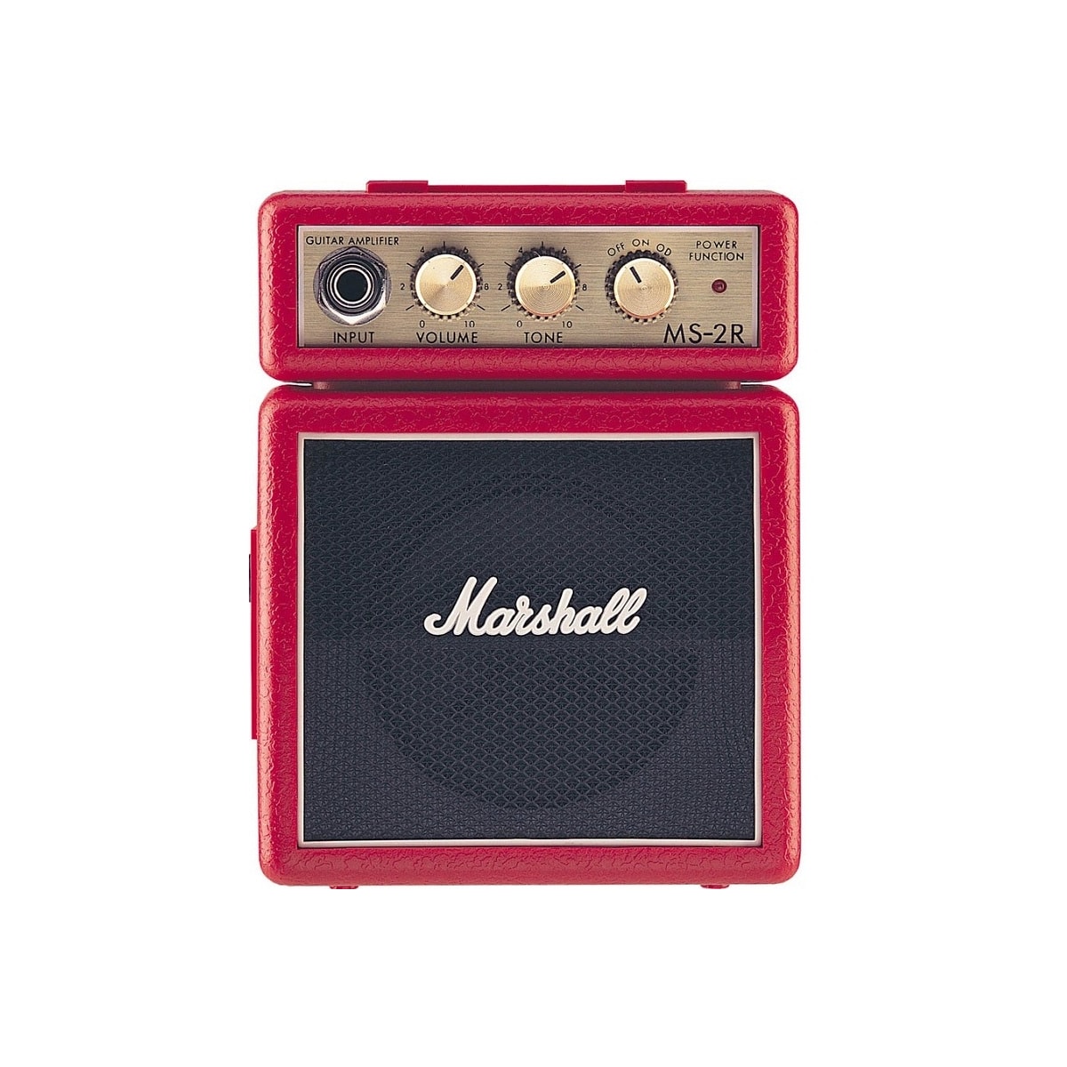 Amplificador Marshall Mini Amp Ms-2r-e Red para Guitarra - Made in Brazil