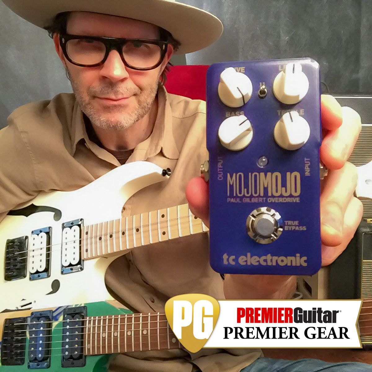 Pedal de Guitarra TC Electronic Overdrive Mojo Mojo Paul Gilbert Edition - Made in Brazil