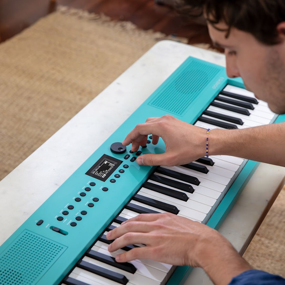 Teclado Musical Roland GO KEYS 3 - Turquesa - Made in Brazil