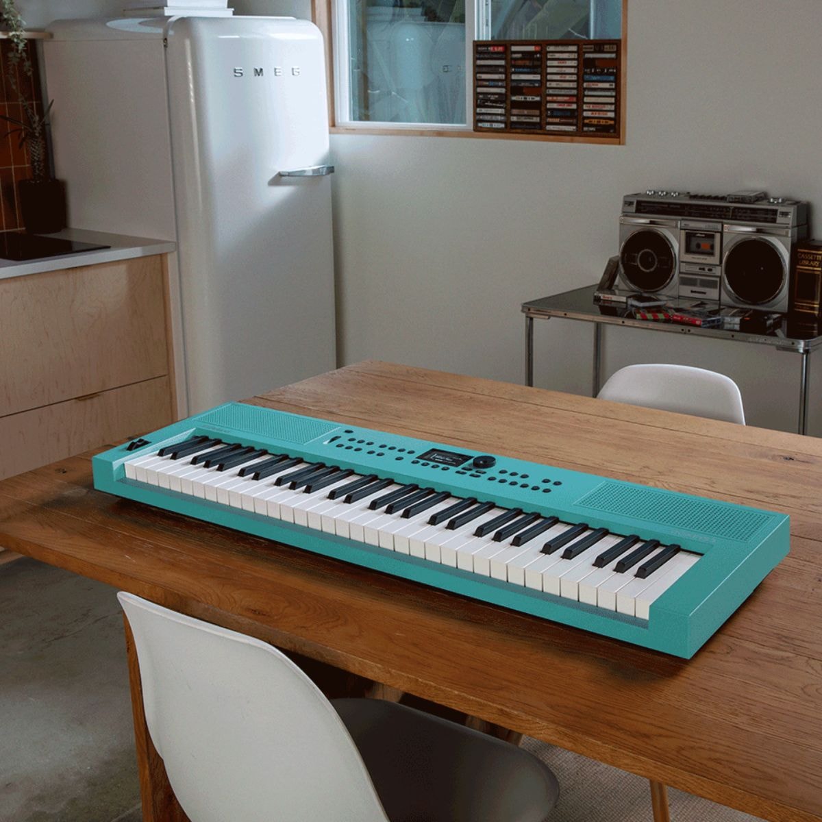 Teclado Musical Roland GO KEYS 3 - Turquesa - Made in Brazil