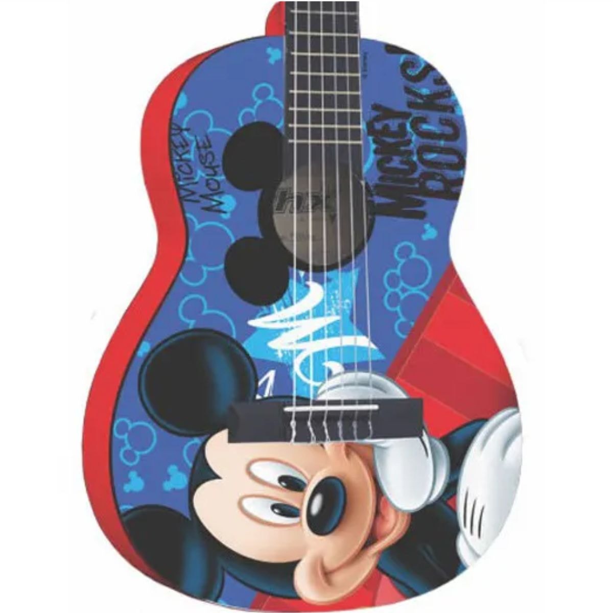 Violão Infantil Disney Mickey Rocks VID-MR1 - Made in Brazil